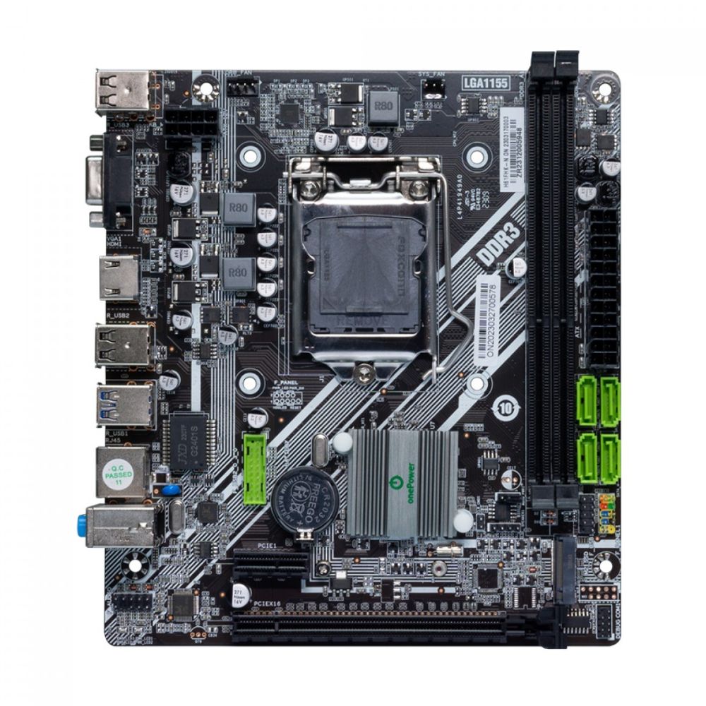 Placa Mae Intel OnePower H61DA1 DDR3 em Promocao - Primetek