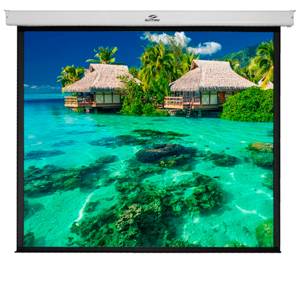 Tela de Projecao Retratil Sumay de 84 em Promocao - Primetek